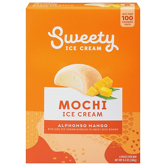 Sweety Ice Cream Mochi Alphonso Mango | Fig App Sweety Ice Cream Mochi Alphonso Mango | Fig App