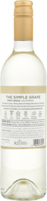 Simple Grape Pinot Grigio Wine - 750 Ml - Safeway