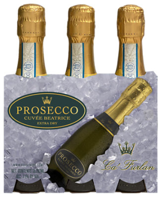 Ca' Furlan Prosecco Extra Dry Cuvee Beatrice Btl - 3-200 ML ...