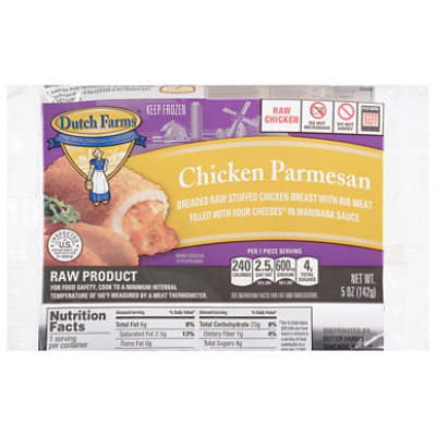 Dutch Farms Chicken Parmesan Kiev - 5 Oz - Albertsons