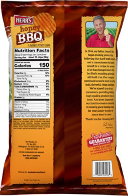 Herr's Honey Bbq Chips - 8.5 OZ - Andronico's