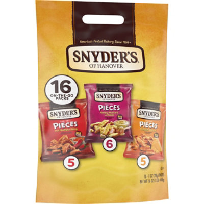 Snyders Of Hanover Pretzels Variety - 16 OZ - jewelosco