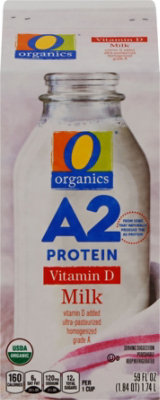 O Organics Whole Milk Vitamin D A2 Protein - 59 OZ - Haggen