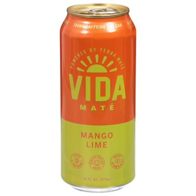 Vida Mate Mango Lime 16oz - - Online Groceries | Albertsons