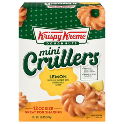 Krispy Kreme Lemon Mini Crullers - 12 OZ - vons