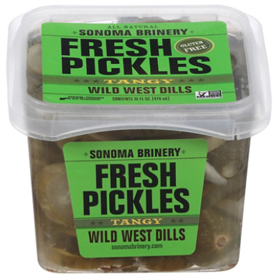 Sonoma Brinery Wild West Dill Pickles - 16 Oz - safeway