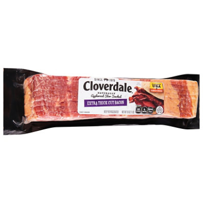 Cloverdale Bacon Applewood Smoked Thick Cut Bacon - 16 OZ - safeway