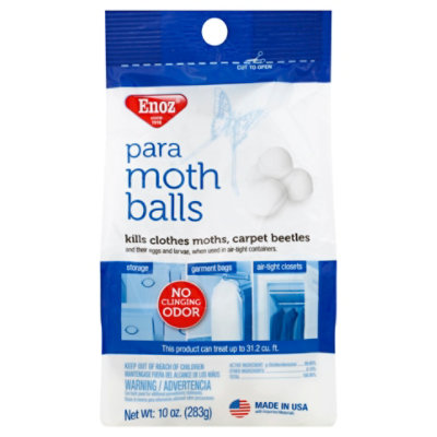 Enoz Moth Balls - 10 OZ - safeway