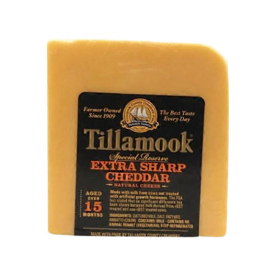 Tillamook Extra Sharp Cheddar Cheese Shrd - kingsfoodmarkets