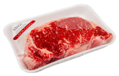 Lh Ch Beef Top Loin New York Strip Steak Boneless - 1 Lb - kingsfoodmarkets
