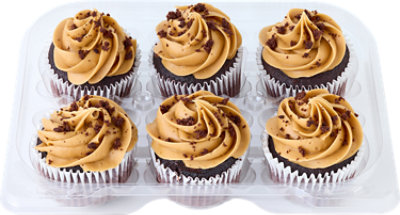 Mocha Cupcakes - 6 Count - safeway