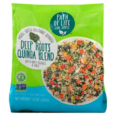 Path Of Life Frozen Quinoa Blend - 10 Oz - Kings Food Markets