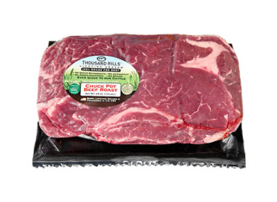 Thousand Hill Grass Fed Beef Chuck Roast Boneless - 2 Lb - Albertsons