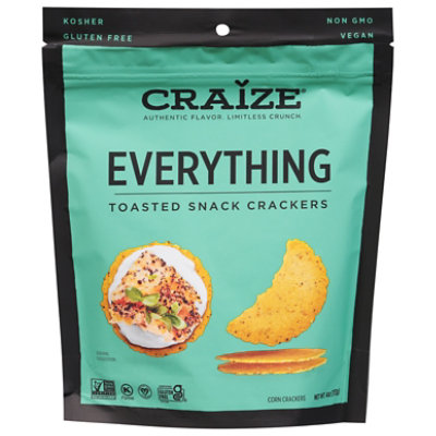 Craize Cracker Everything Toasted - 4 OZ - vons