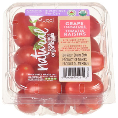 Mucci Farms Grape Tomato Organic - EA - kingsfoodmarkets