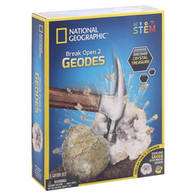 Nat Geo Break Geodes Kit - EA - safeway