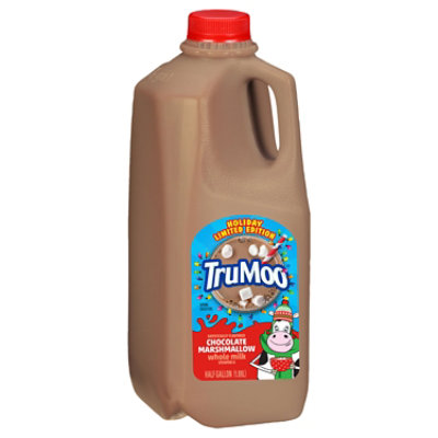TruMoo Vitamin D Whole Strawberry Milk Plastic Jug - 0.5 Gallon - Safeway