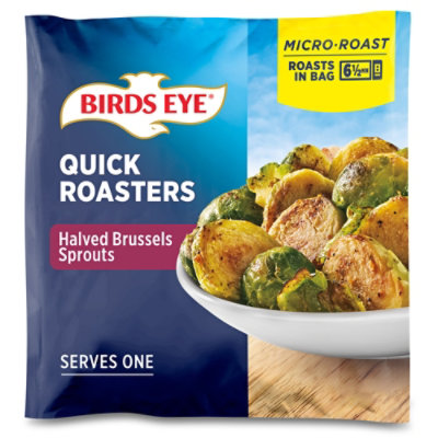 Birds Eye Mircowave Roasters Halved Brussels Sprouts Frozen Vegetables ...