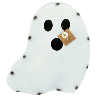 Mud Pie Small Mouth Tin Ghost Lantern - 1 EA - Albertsons