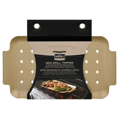Mbbq Silver Embsd 7x11in Toppr - EA - safeway