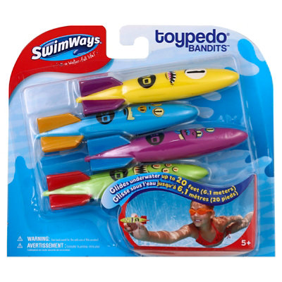 Spin Toypedo Bandits - 4 CT - safeway