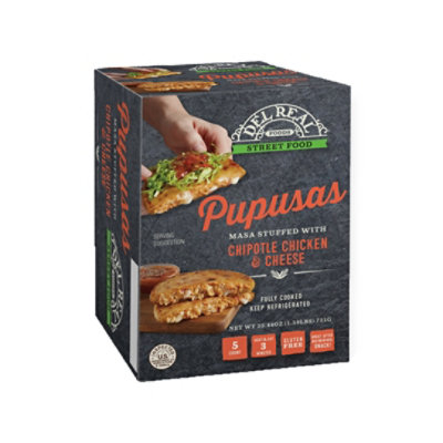 Del Real Chipotle Chicken & Cheese Pupusa - 25.44 OZ - vons