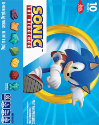 Betty Crocker Sonic The Hedgehog Fruit Snacks 10 Count - 8 Oz - safeway