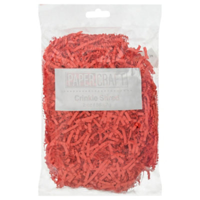 Igd Paper Crinkle Red Shred - EA - safeway