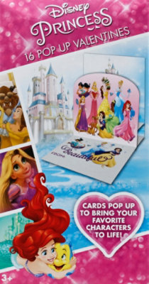 Pmg Pop Up Crd Dsny Princess - 16 CT - albertsons