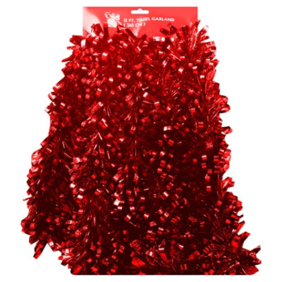 Snrh 12ft Red Looped Garland - EA - jewelosco