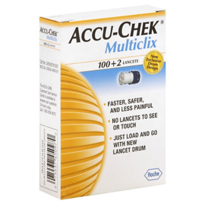 Accu Chek Multiclix Lancets - 102 CT - safeway