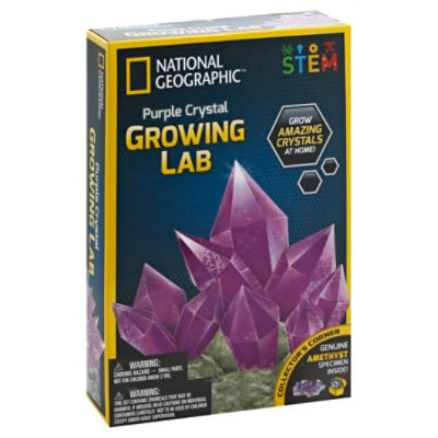 National Geographic Crystal Grow Purple - EA - albertsons