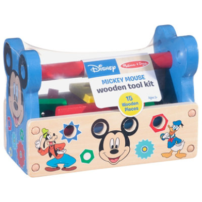 Mickey Mouse Wooden Tool Kit - EA - safeway