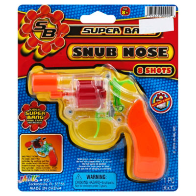 Ja Ru Super Bang Snubnose 38 Cap Toys - EA - safeway