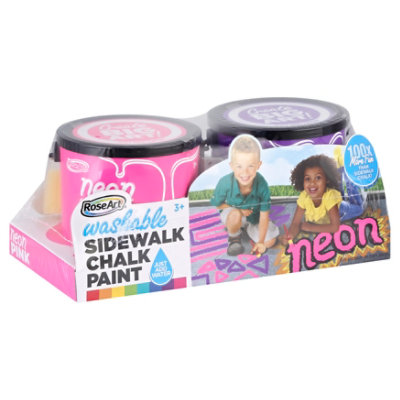 Mega Pink Purple Neon Chalk - 2 CT - safeway
