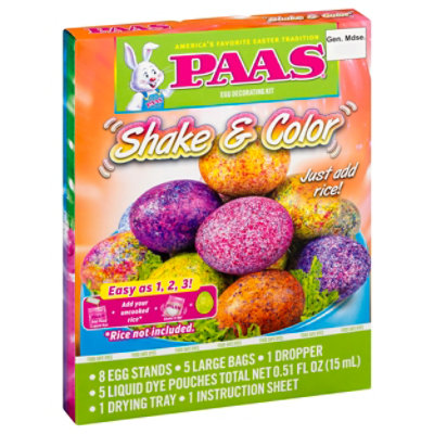 Paas Shake Color Egg Dye Kit - EA - safeway