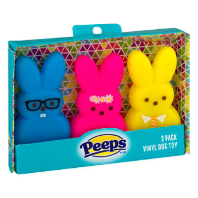 Ftch 3pc Vinyl Bunny Pet Toy - 1 EA - safeway