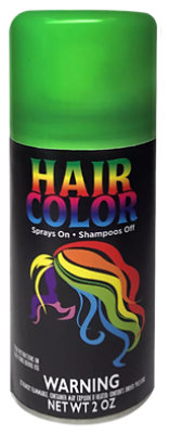 Green spray for hair store