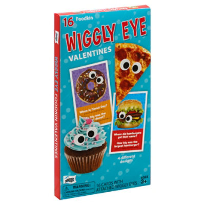Mel Wiggly Eye Val Cards - 16 CT - safeway