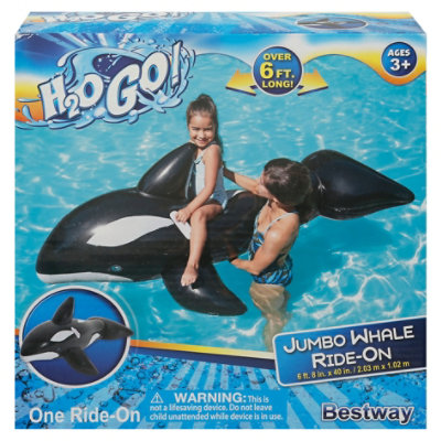 Jumbo Whale Ride On - EA - albertsons
