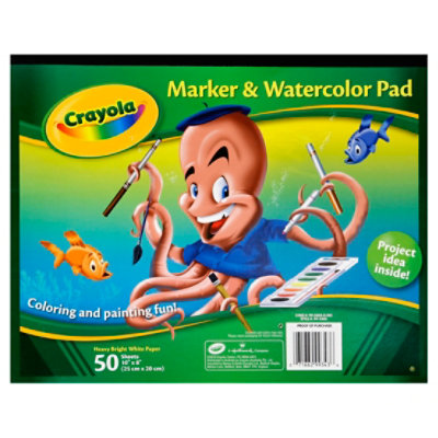 Crayo Marker/watercolor Pad Crayola - EA - albertsons