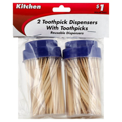 Toothpicks With Holder - EA - vons