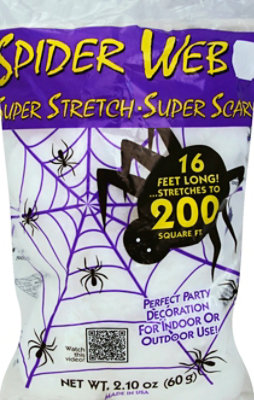 Fun World Super Stretch Spider Web - Each - safeway