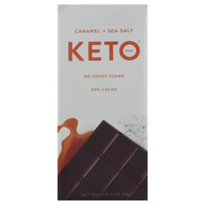 Keto Pint Salted Caramel Chocolate Bar- 3 Oz - Albertsons