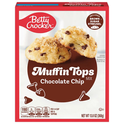 Betty Crocker Chocolate Chip Muffin Tops Mix 13 Oz Safeway