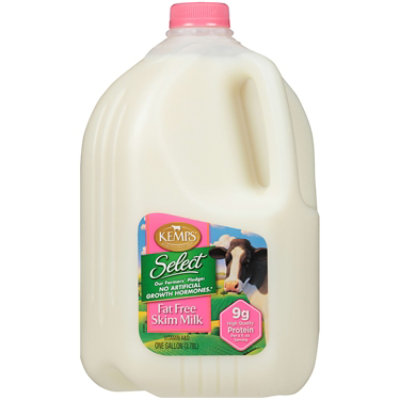 Kemps Select Fat Free Skim Milk Jug - 1 Gallon - Safeway