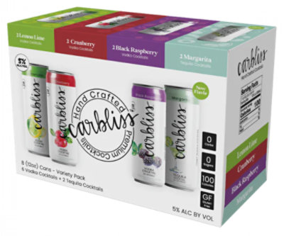 Carbliss Variety 8/12oz Cans - 8-12 FZ - jewelosco