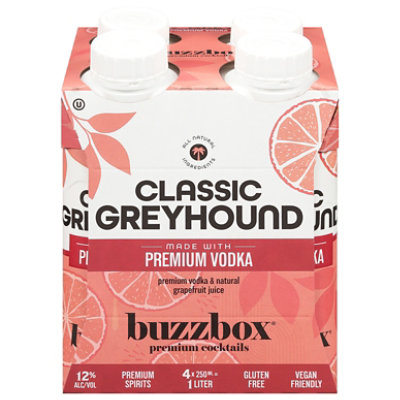 Buzzbox Classic Greyhound - 4-200 ML - Albertsons