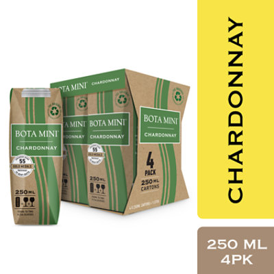 Bota Box Mini Chardonnay Wine - 4-250 Ml - Albertsons