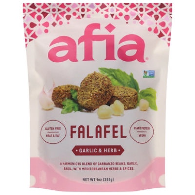 Afia Garlic & Herb Falafel - 9 Oz - safeway
